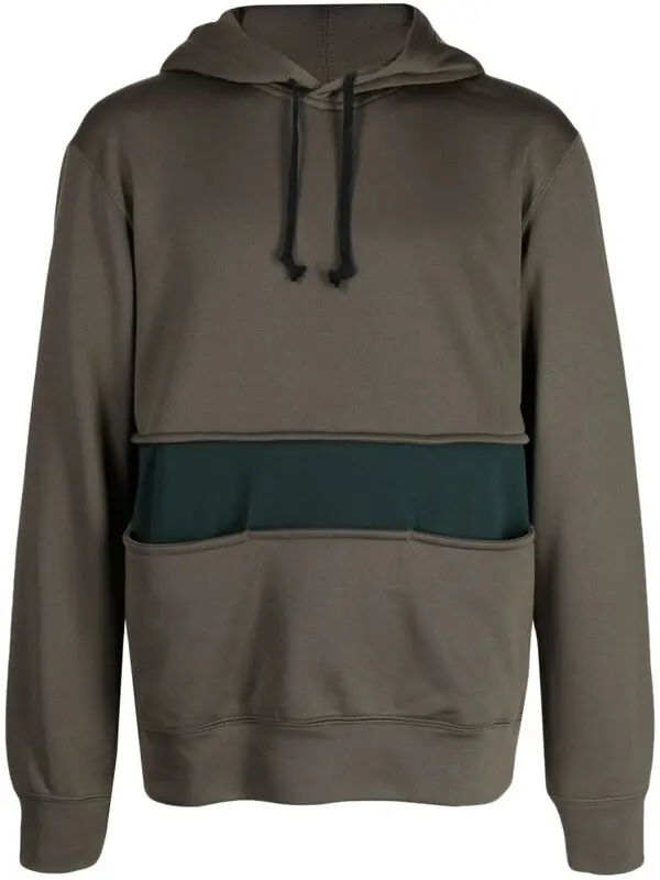 Comme Des Garçons Panelled Hoodie