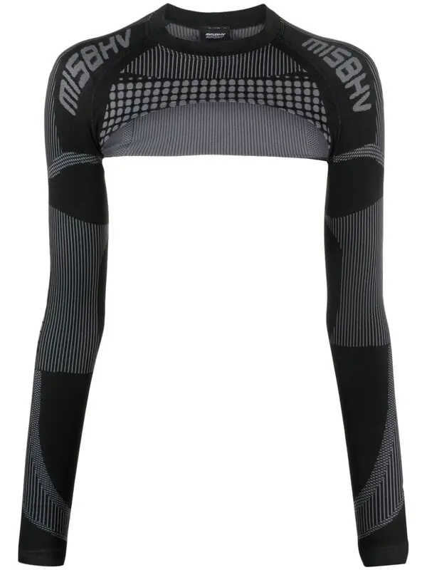MISBHV Cropped Long-sleeve Top