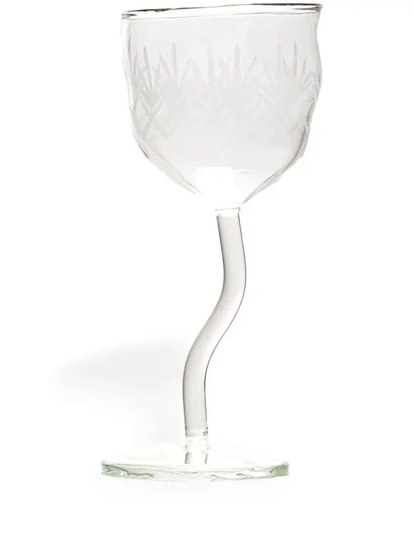 SELETTI Classic On Acid Tree Wine Glass - Neutrals