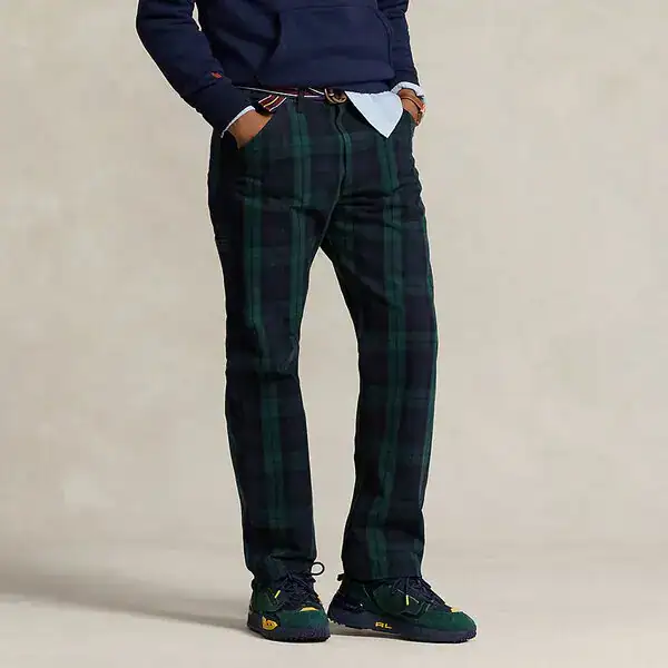 Ralph Lauren Relaxed Fit Plaid Twill Pant In Ellisworth - 39% Off |  Editorialist
