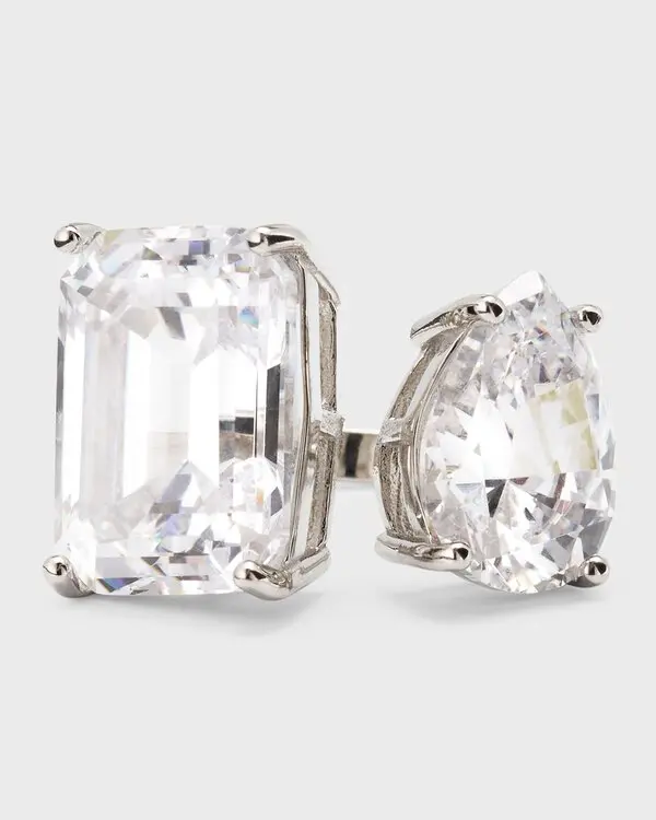 KENNETH JAY LANE Cubic Zirconia Statement Ring