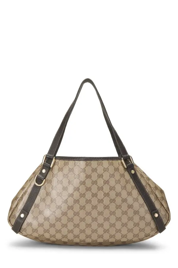 Gucci Original Gg Canvas Abbey Large Tote - Brown