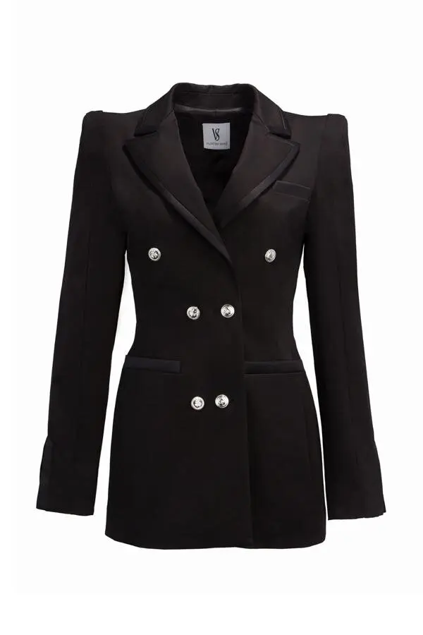 VALENTINA SHAH Jessica Blazer - Black | Editorialist
