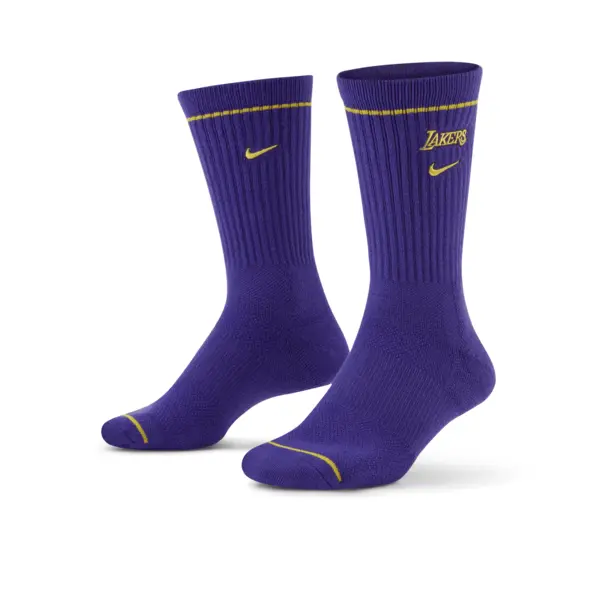 Nike Los Angeles Lakers Courtside Nba Crew Socks - Purple | Editorialist