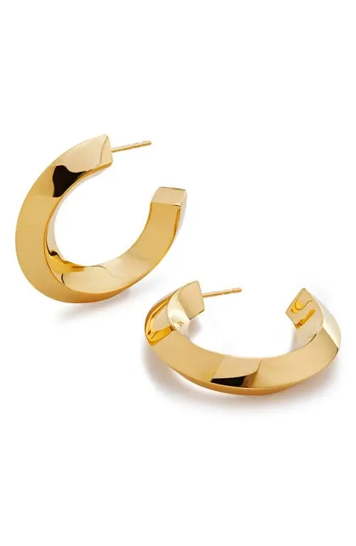 Monica Vinader Power Large Hoop Earrings
