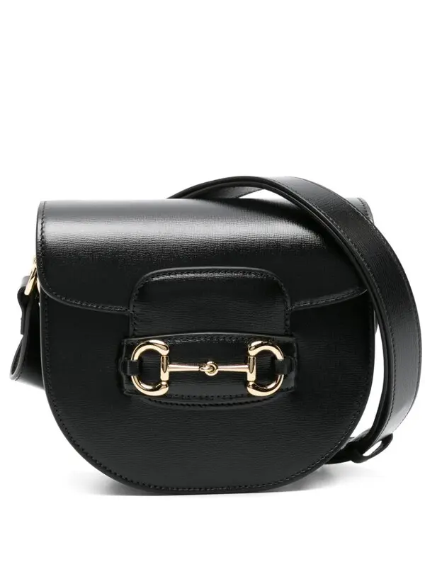 Gucci Mini Horsebit 1955 Shoulder Bag - Black