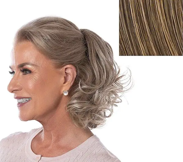 TONI BRATTIN Wonderfully Curly Cando Combs Hair Piece