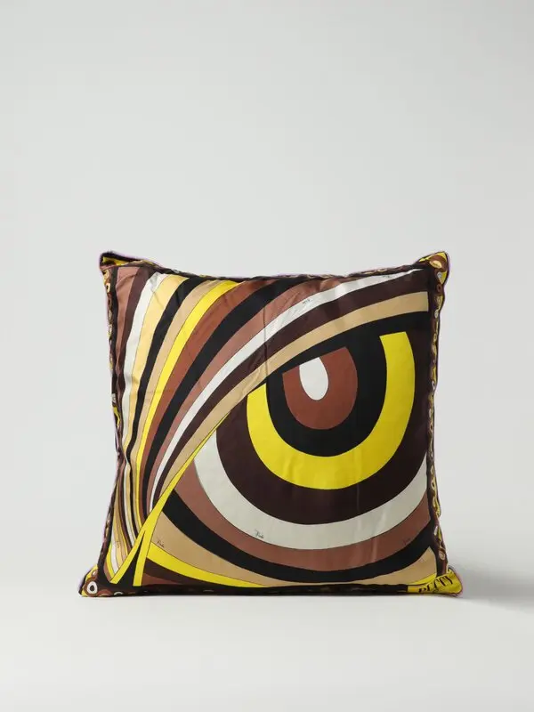 Emilio Pucci Cushion In Printed Silk