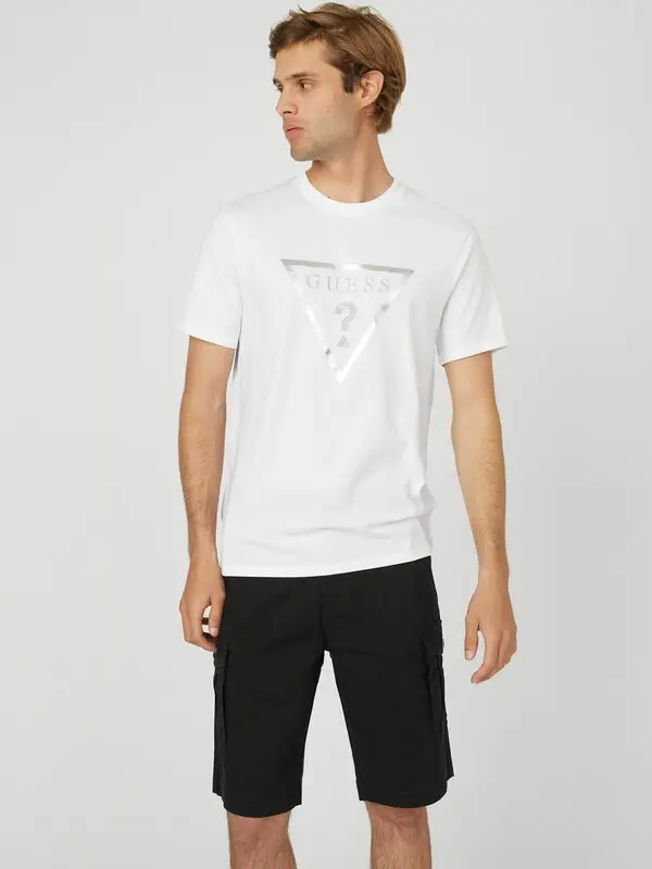 Buy GUESS FACTORY Bolton Logo Crew - White At 20% Off | Editorialist