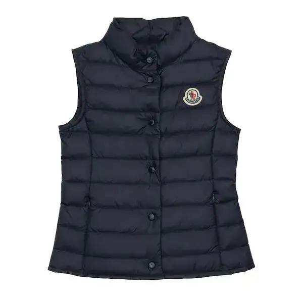 Moncler Navy Liane Vest - Blue | Editorialist