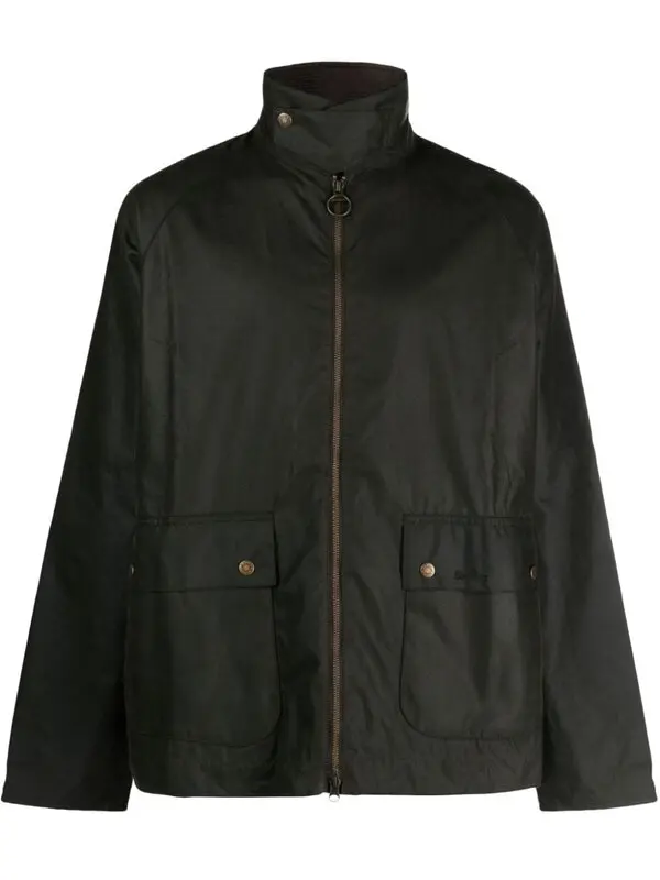 Barbour Bedale Coated-finish Jacket - Green