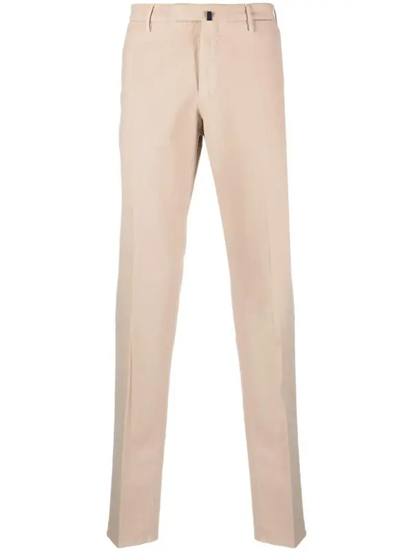 Incotex Pleat-detailing Cotton Chinos - Neutrals