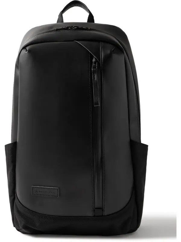 MASTER-PIECE CO Slick Logo-appliquéd Backpack - Black