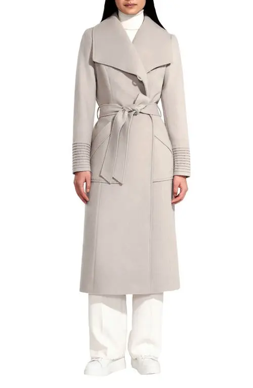 Sentaler Wide Collar Alpaca & Wool Longline Coat