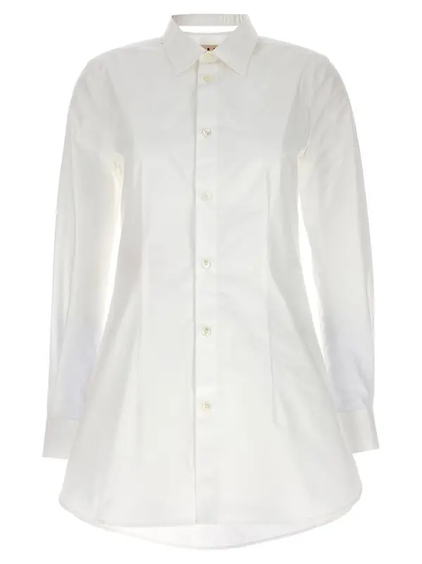 Buy Marni Cutout Collar Shirt White At 33 Off Editorialist