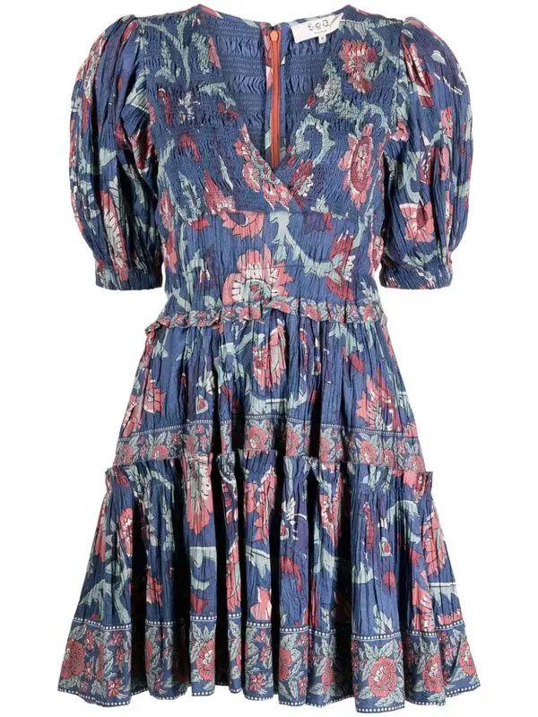 Sea Rory Puff-sleeve Minidress