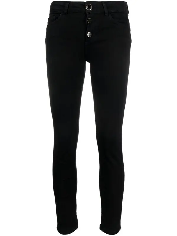 Liu Jo Mid-rise Skinny Jeans - Black