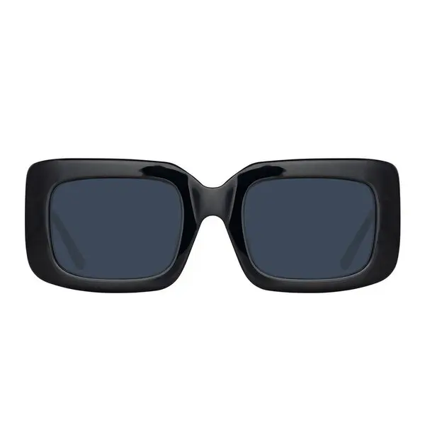 Attico Rectangle Sunglasses - Black