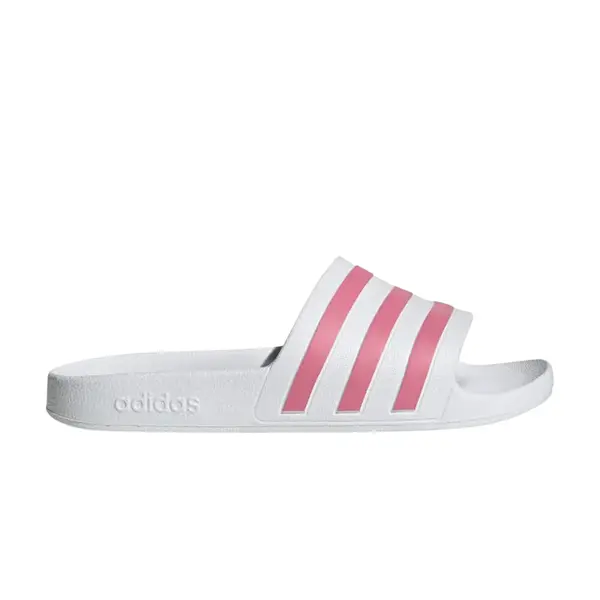 Adidas Adilette Aqua Slides - White