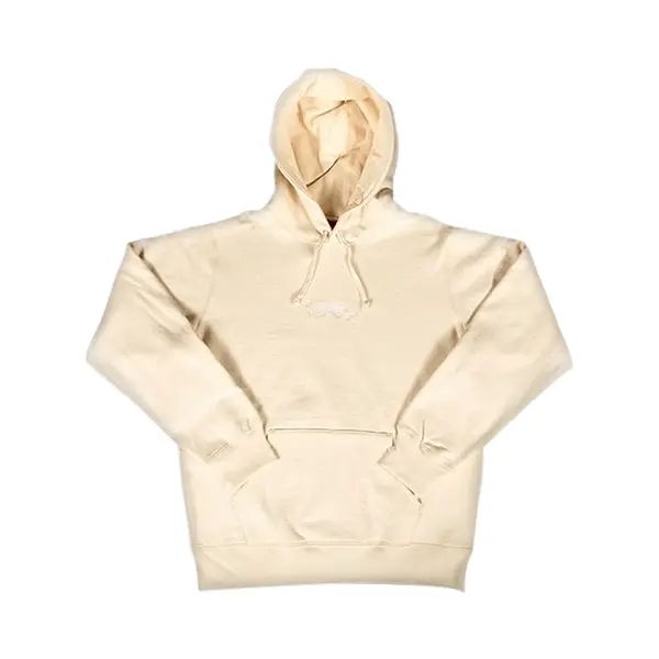 Supreme Tag Logo Hooded Sweatshirt - Tan