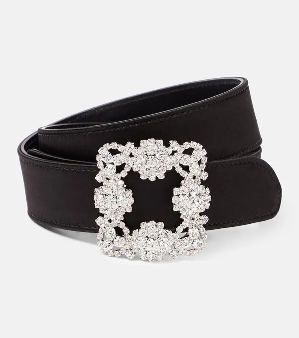 Manolo Blahnik Hangisi Belt - Black
