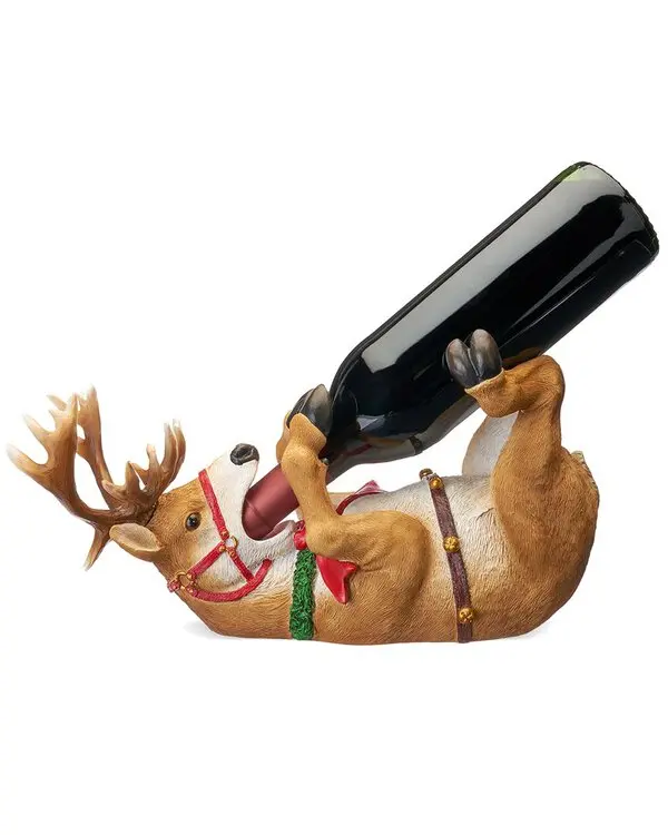 Buy TRUE BRANDS Reindeer Wine Bottle Holder Brown At 37 Off