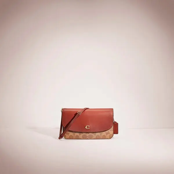 Coach Restored Hayden Crossbody In Signature Canvas - Brass/tan/rust