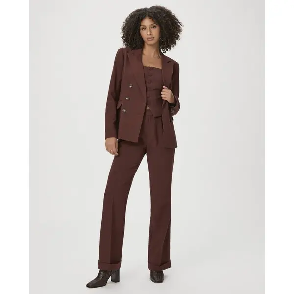 Buy Paige Aracelli Flare Pant - Mahogany At 60% Off | Editorialist