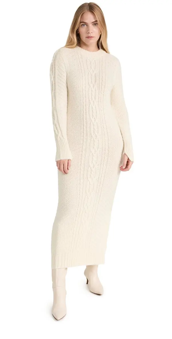 Eleven Six Lora Sweater Dress In Ivory - 60% Off | Editorialist