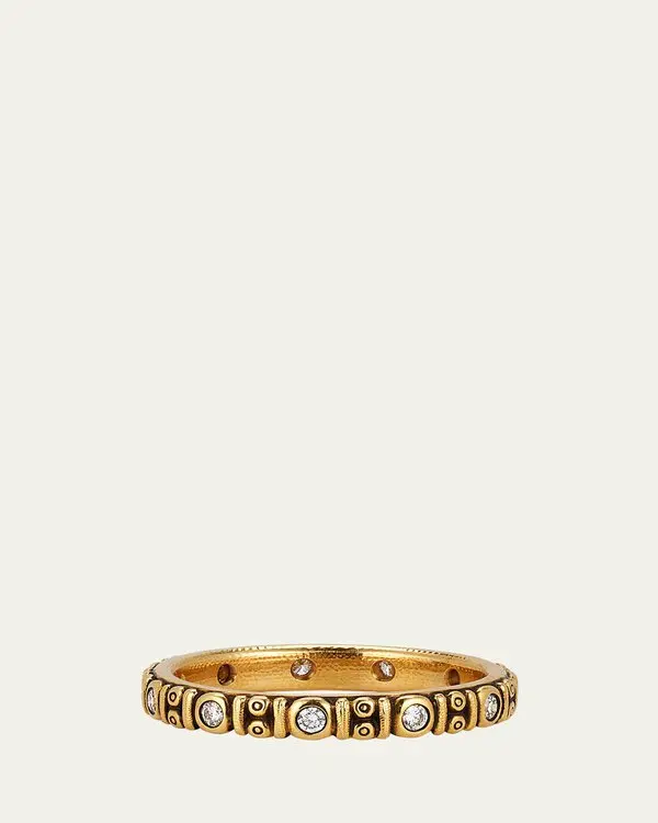 ALEX SEPKUS 18k Yellow Diamond Band Ring - Gold