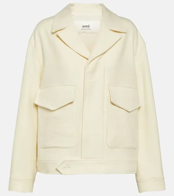 Ami Oversized Wool Jacket