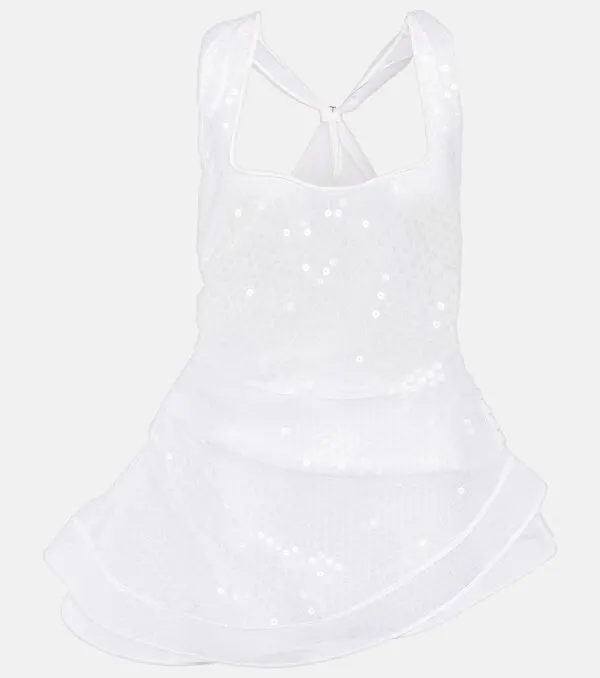 Jacquemus Le Débardeur Perle Sequined Top