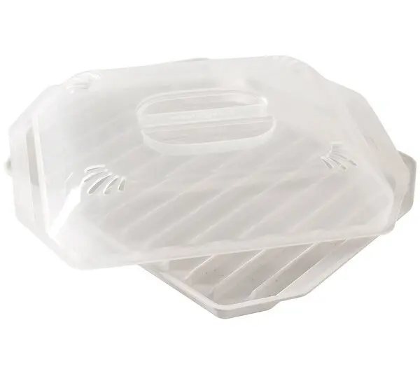 NORDICWARE Microwave Compact Bacon Rack Withlid