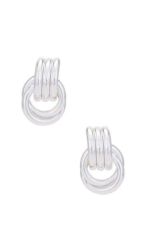 HEAVEN MAYHEM Mini Knot Earrings - Silver