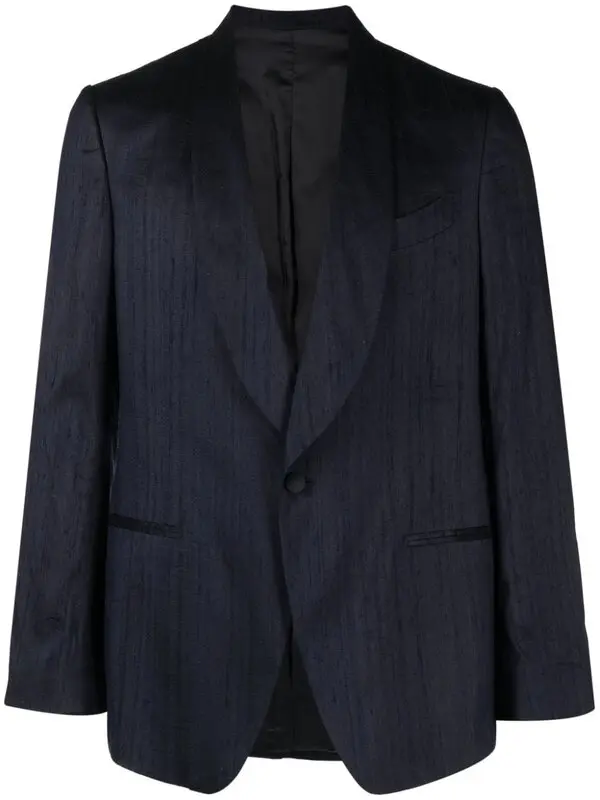 LARDINI Single-breasted Silk Blazer