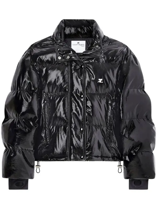 COURREGES Logo-print Puffer Jacket