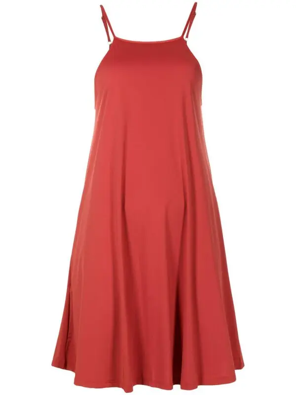 LYGIA & NANNY Isis Square-neck Dress - Brown