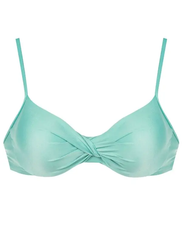 LYGIA & NANNY Cassis Twist-detail Bikini Top