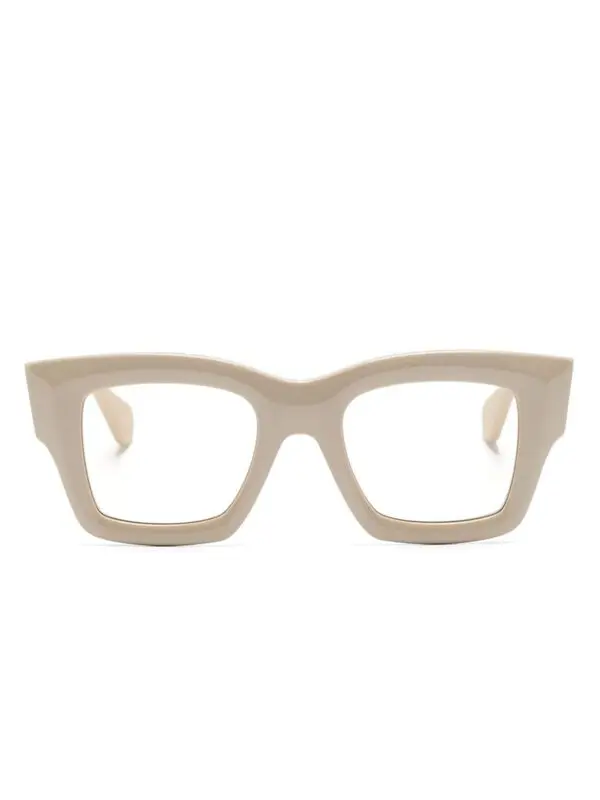 Jacquemus Les Lunettes Baci Square-frame Sunglasses - Neutrals