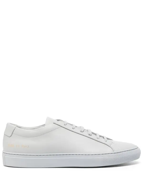 COMMON PROJECTS Achilles Low Leather Sneakers - Grey