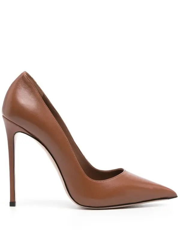 LE SILLA Eva 115mm Pointed-toe Pumps - Brown
