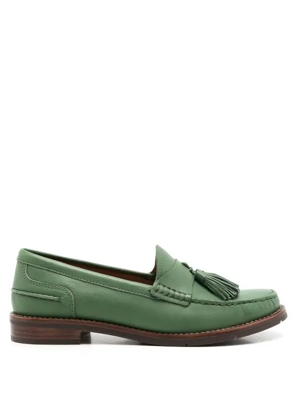 STUDIO CHOFAKIAN Rive Droit Loafers - Green