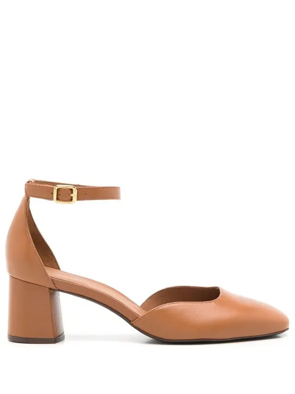 STUDIO CHOFAKIAN 40mm Florence Pumps - Brown