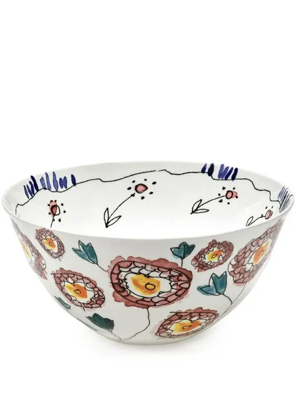 SERAX X Marni Midnight Flowers Serving Bowl