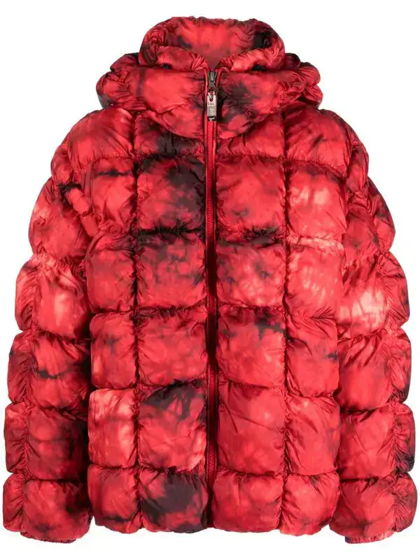 Diesel W-Ralle Quilted Padded Jacket In Red - 33% Off | Editorialist