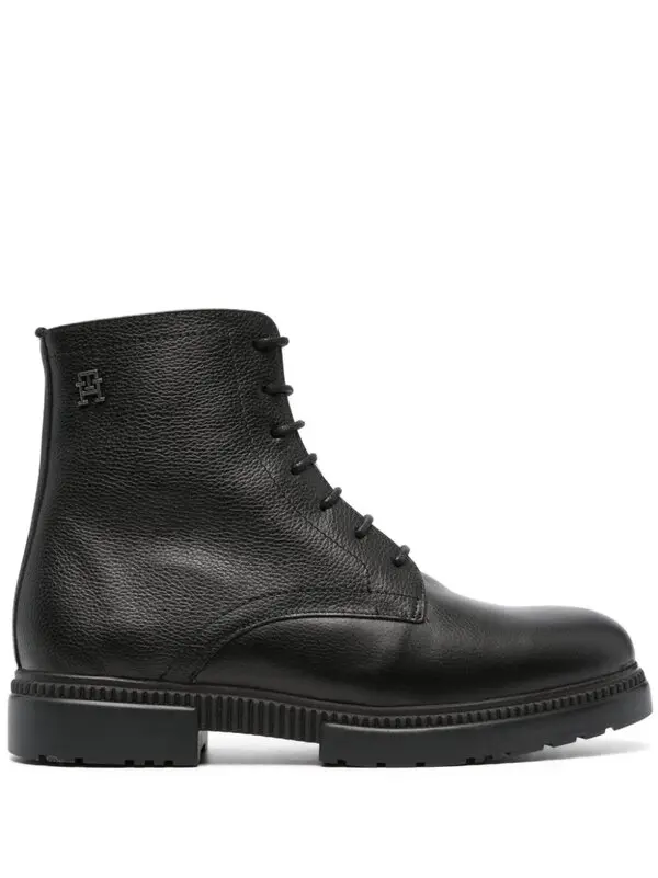 Tommy Hilfiger Lace-up Leather Boots