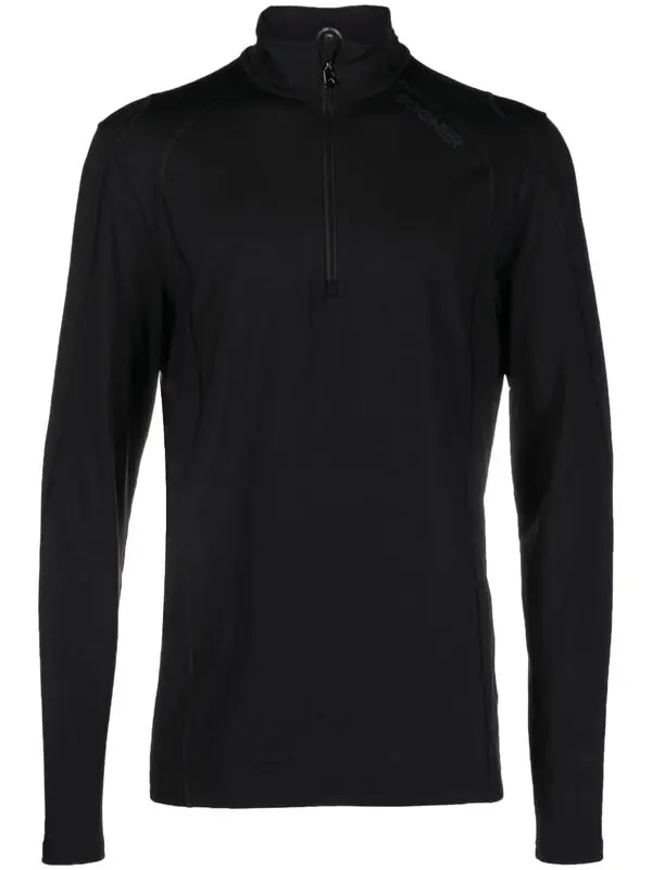 Bogner Harry Half-zip Performance T-shirt - Black