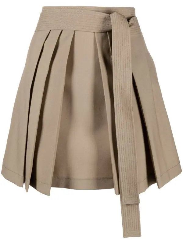 Kenzo Pleated Mini Skirt
