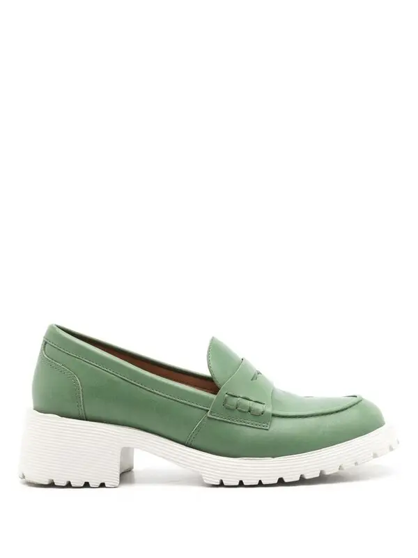 STUDIO CHOFAKIAN Leather Loafers - Green