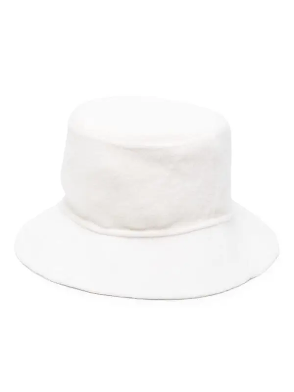 P.a.r.o.s.h Wool Bucket Hat - White